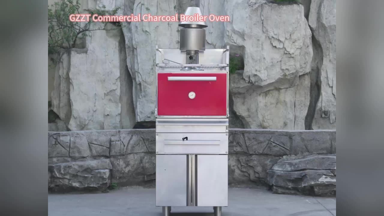 Commercial Kitchen Countertop Charcoal Broiler Grill Steak Pork Chop ...