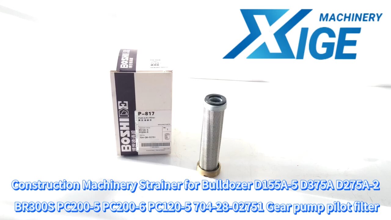 Excavator Ignition Key Hydraulic Return Oil Filter 704-28-02751 ...