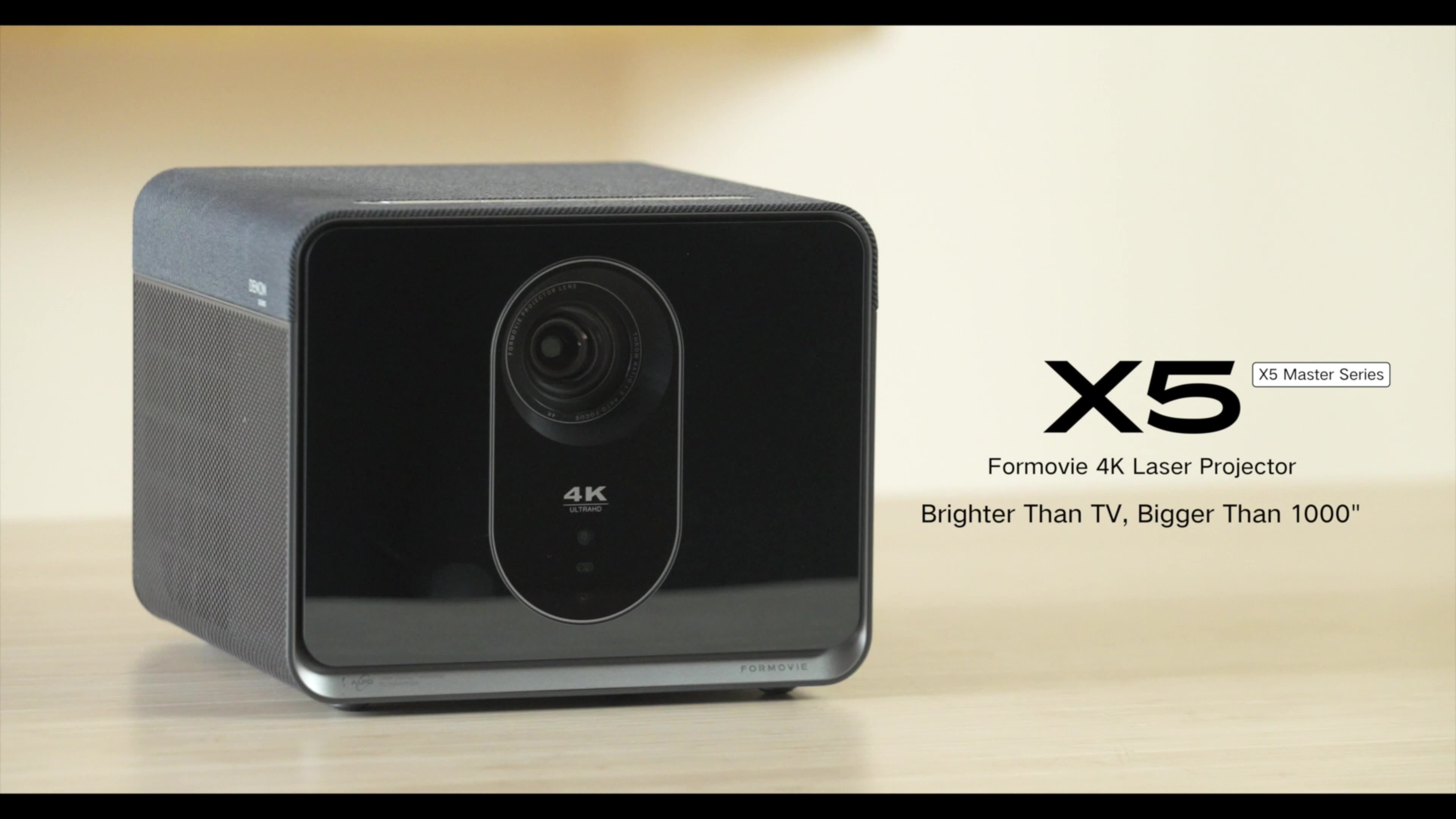 New Formovie Projector X5 Alpd Laser 4k Projector 2450 Cvia Lumens Brighter Than Tv 1000inch ...