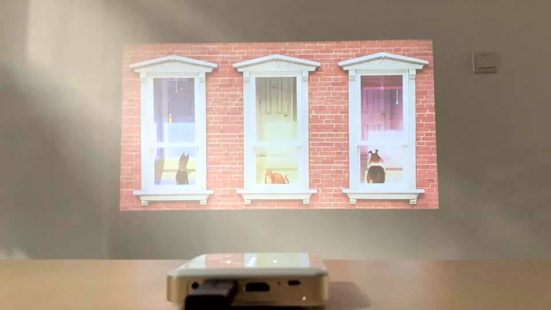 Mini Beam Projector P60 Wireless For Mobile Phone Usb Input With ...