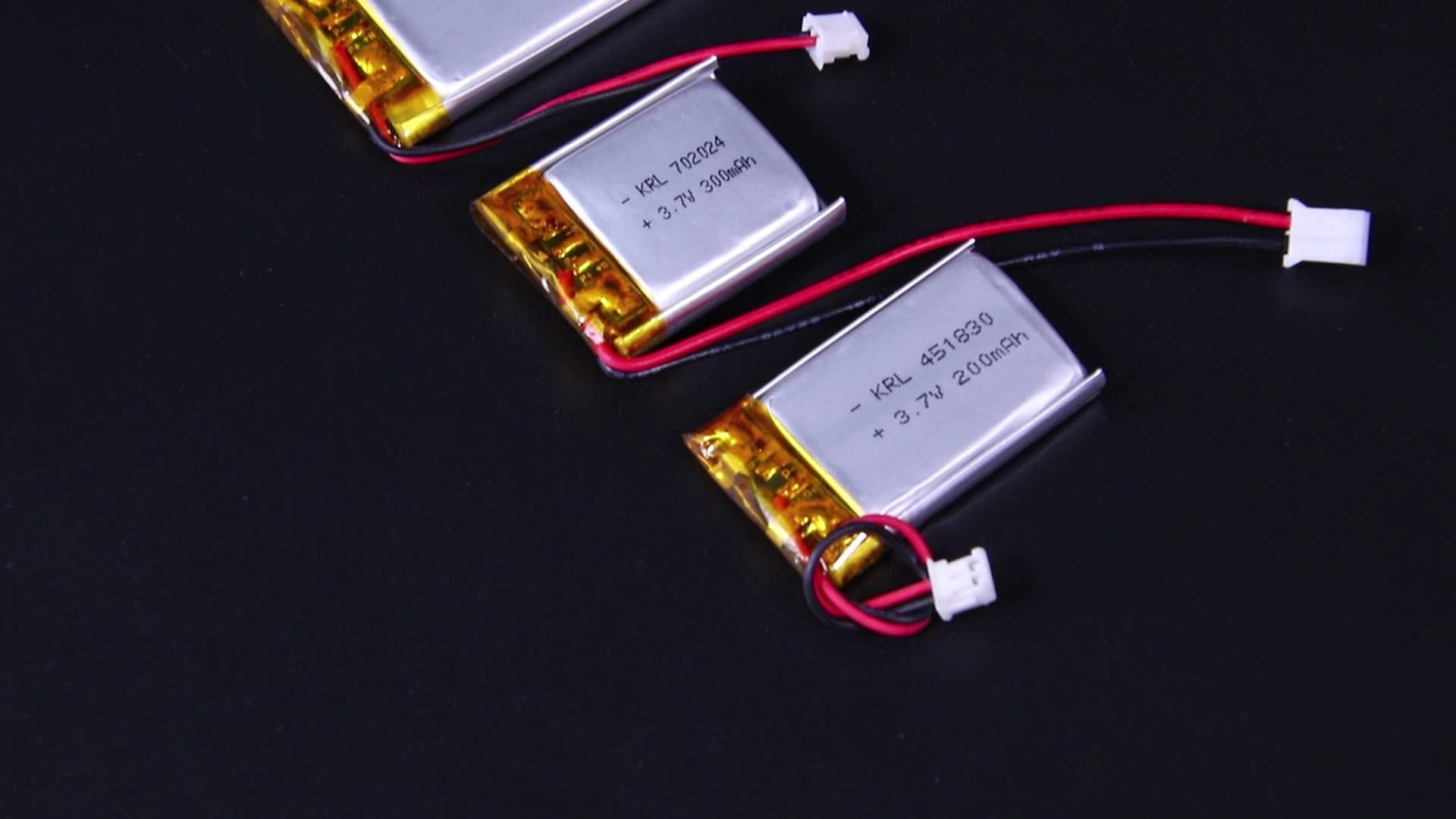 801525 3.7v Lithium Poly Battery 240mah Lipo Cells For Smart Watch ...