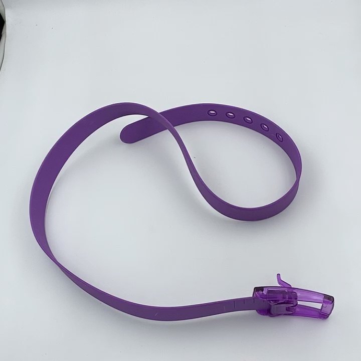 Fashion Candy Color Eco-friendly Plastic Belts Unisex Silicone Rubber ...