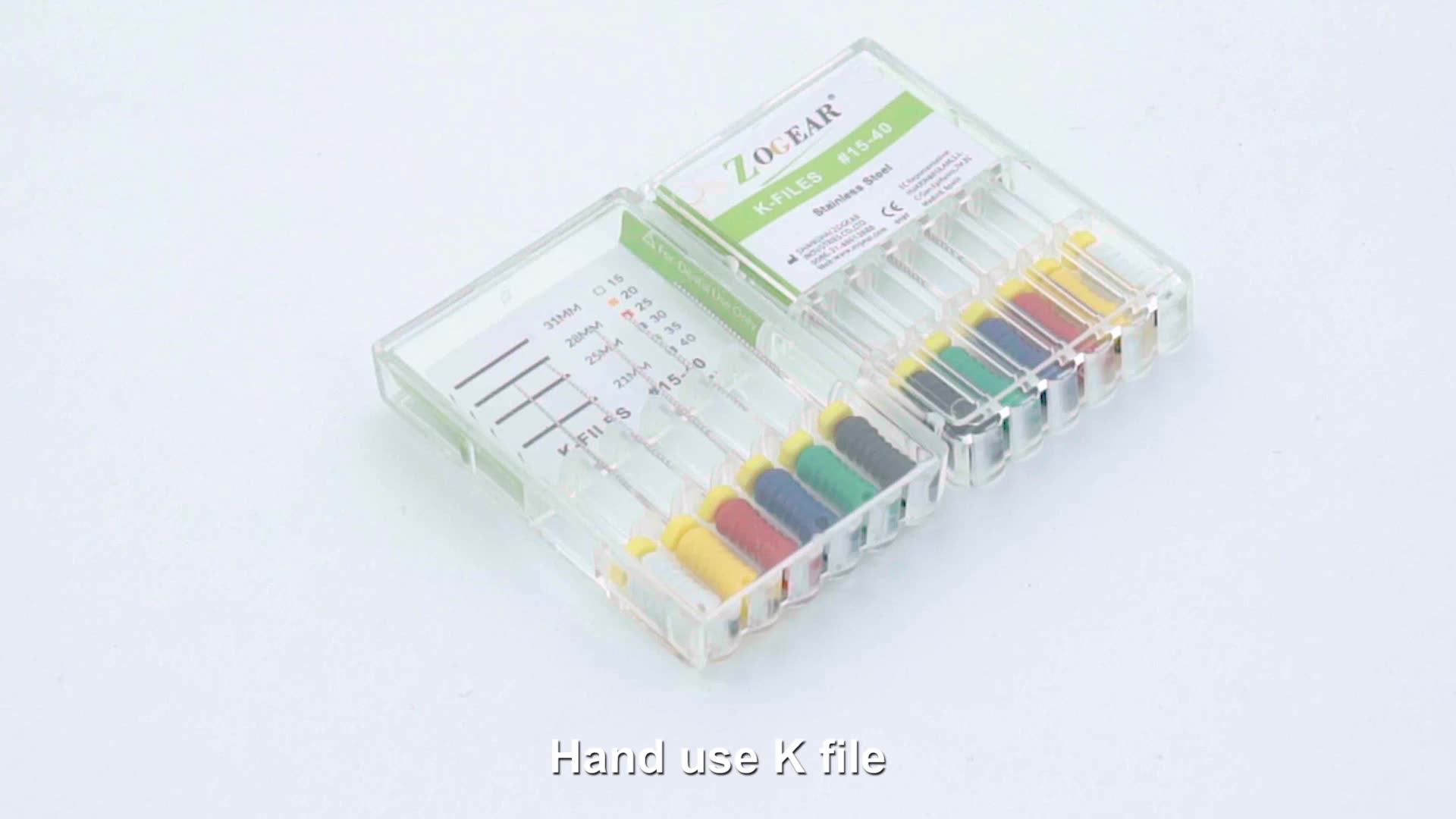 Zogear Dental Stainless Steel Root Canal File,K Files - Buy Root Canal ...
