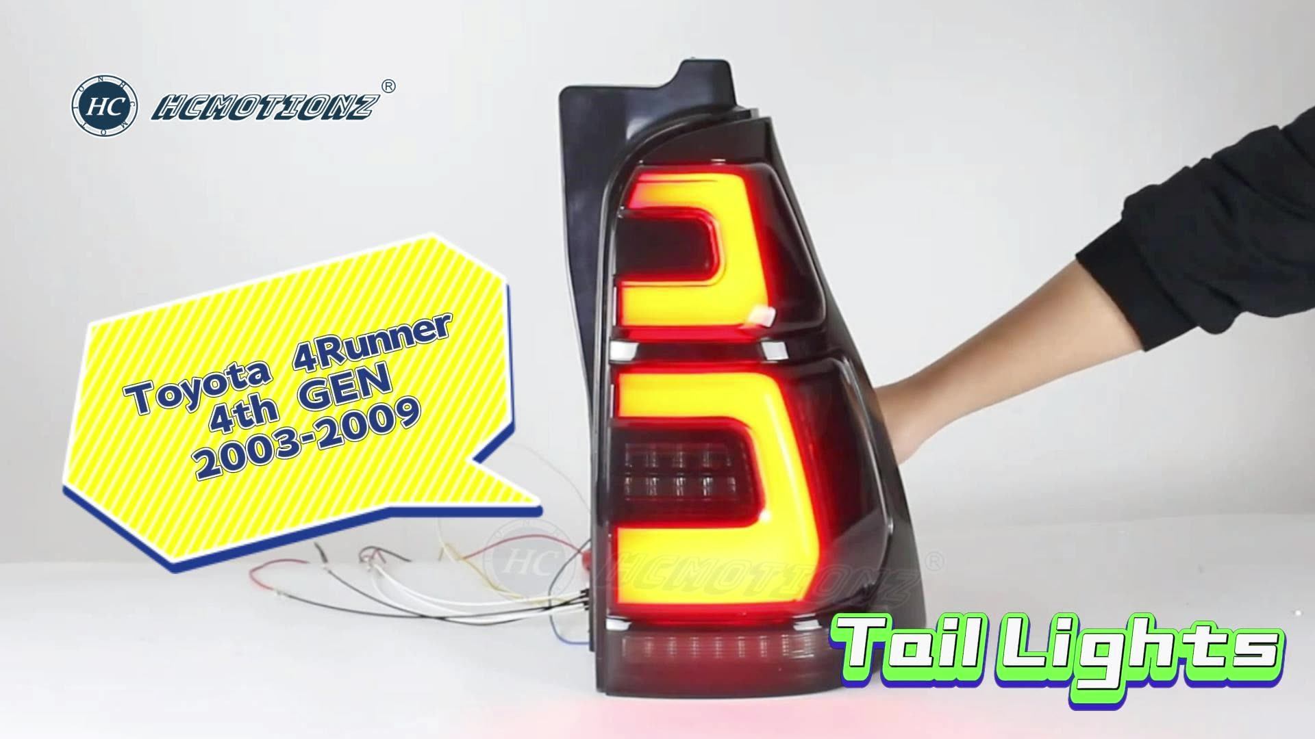 Hcmotionz Drl Sequential Animation Car Rear Lamps Assembly 2003-2009 ...