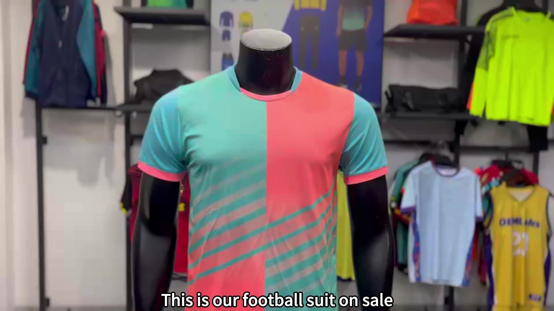 Custom Football Uniform Sublimation Football T-shirt Soccer T-shirts ...