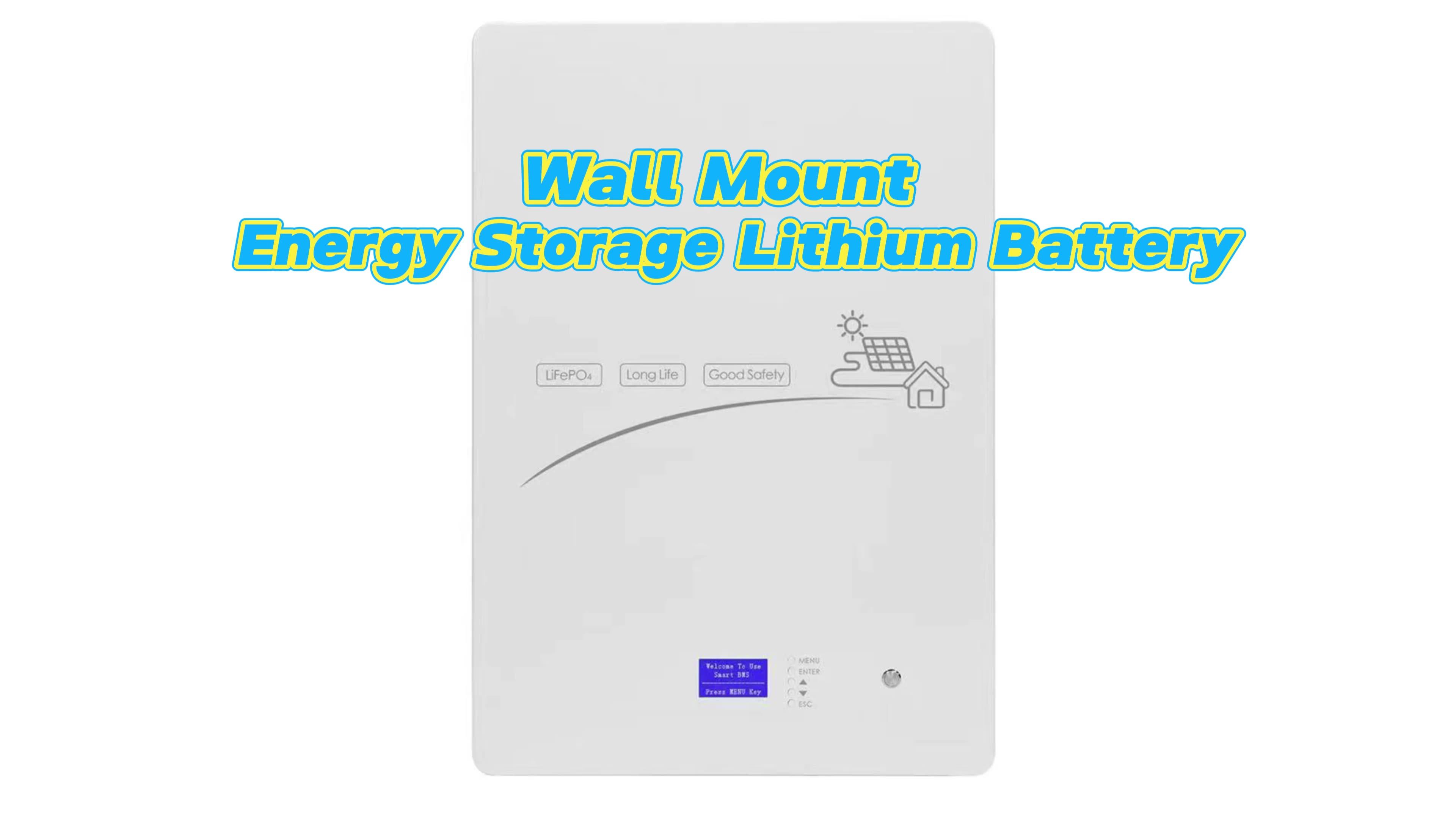 High Energy Density 48v 50ah Wall-mounted Energy Storage Lithium ...