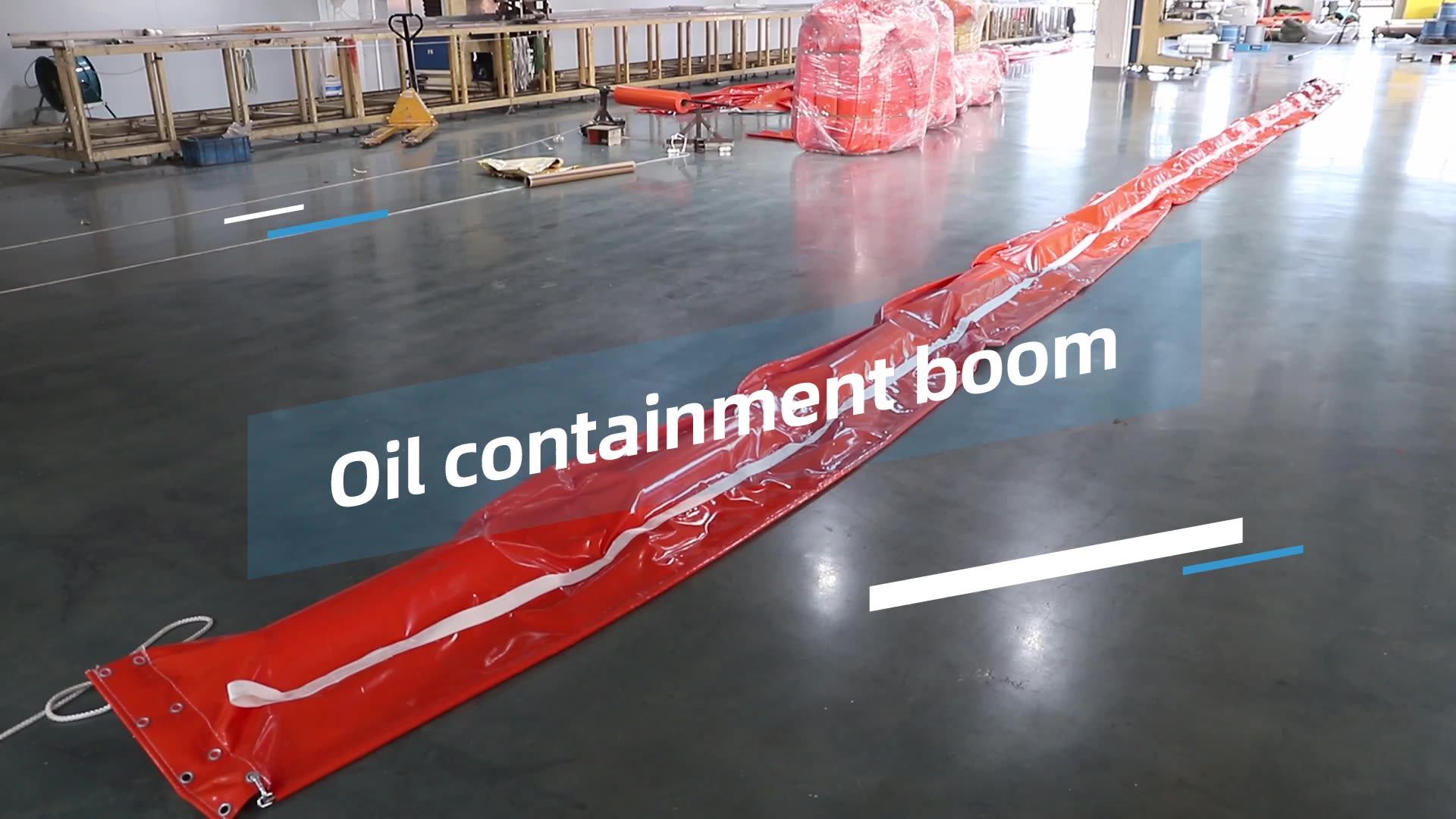 Marine Floating River Turbidity Oil Spill Containment Boom - Buy Pvc ...