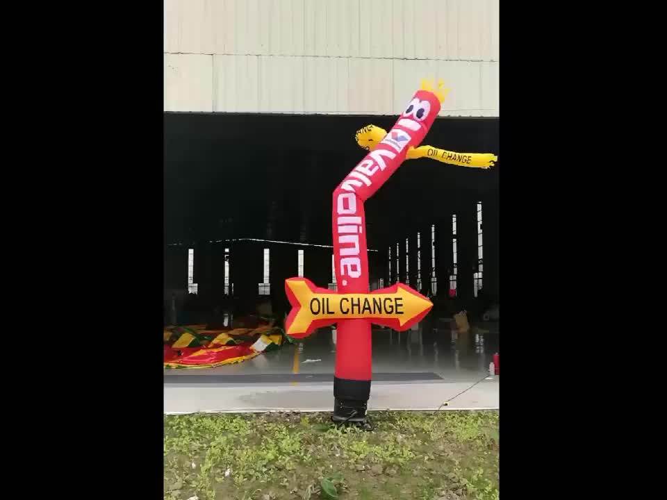 20-feet Look Our Way Inflatable Car Wash Tube Man With Inflatable Tube ...