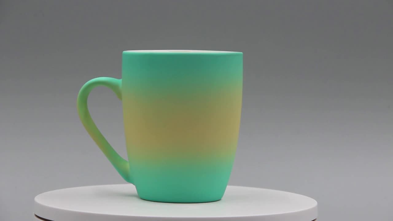 Gradient Colors Lead Free Cheap Promotional Coffee Ceramic Cups And ...