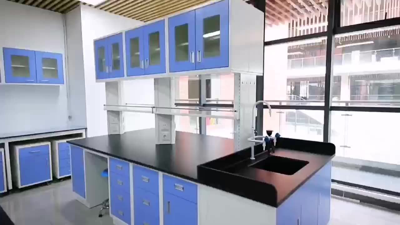 Laboratory Benches With Chemical Resistant Counter Top All Steel Lab ...