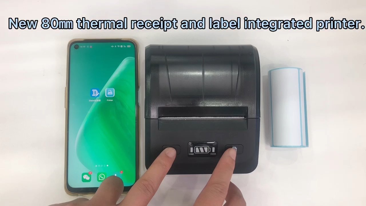 Pack Label Machine Thermal 80mm Barcodes Qr Code Barcode Printer - Buy ...