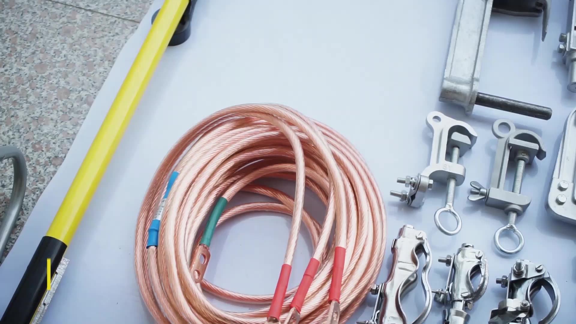 Electrical Material Grounding Welding Earth Clamp With Copper Wire ...