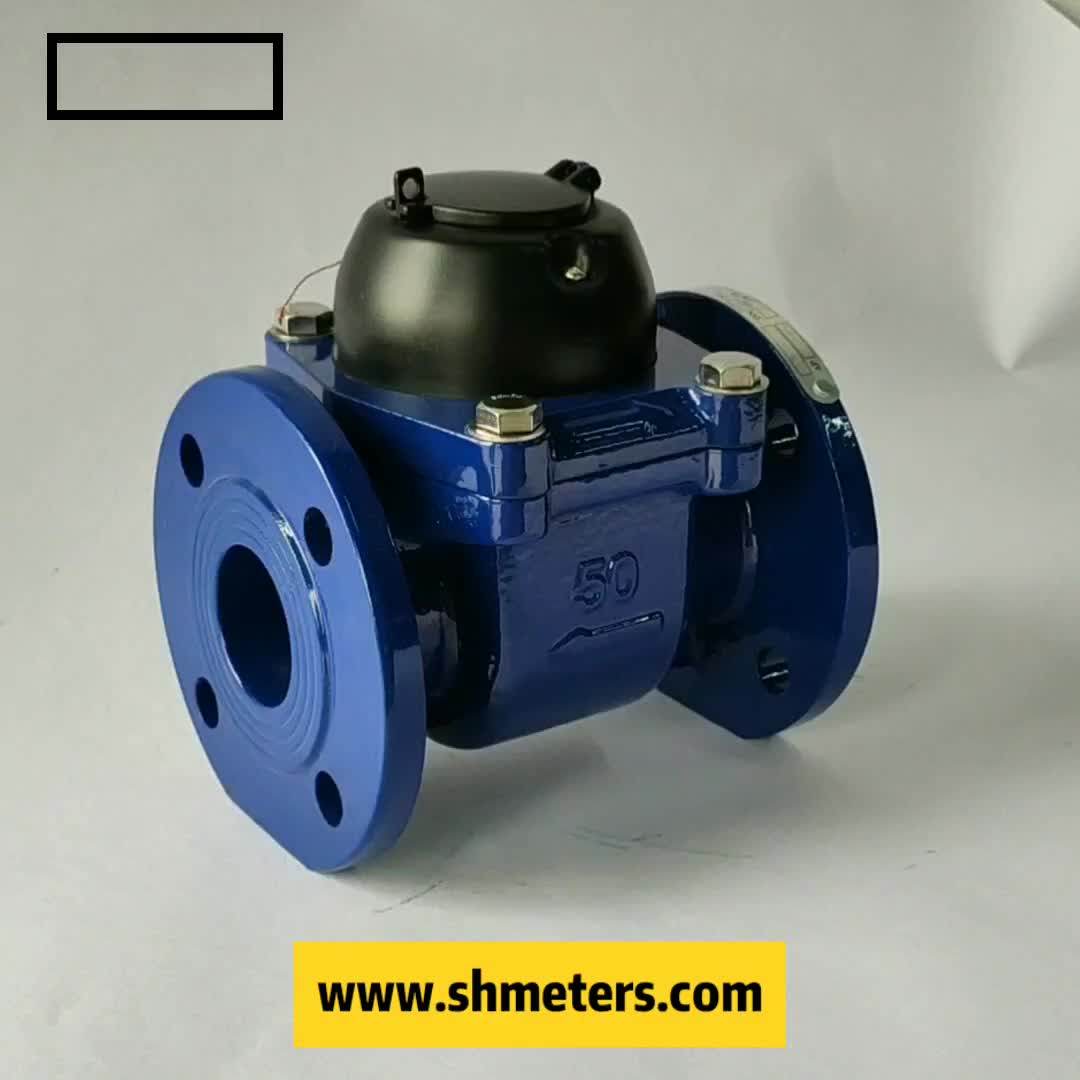 Dn100 4 Inch Cast Iron Meter Body Industrial Flange Water Meter Price ...