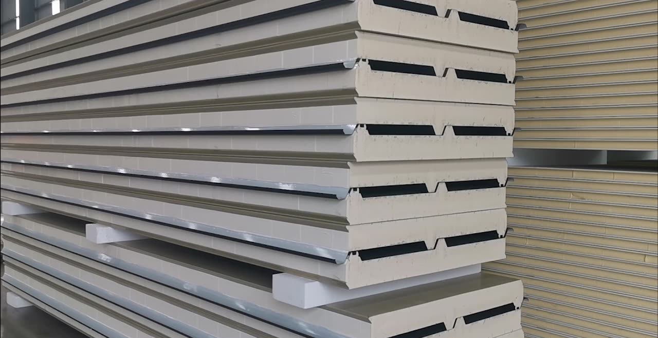 Easy Installation Wall Roof Eps Sandwich Panel Polystyrene Insulated ...