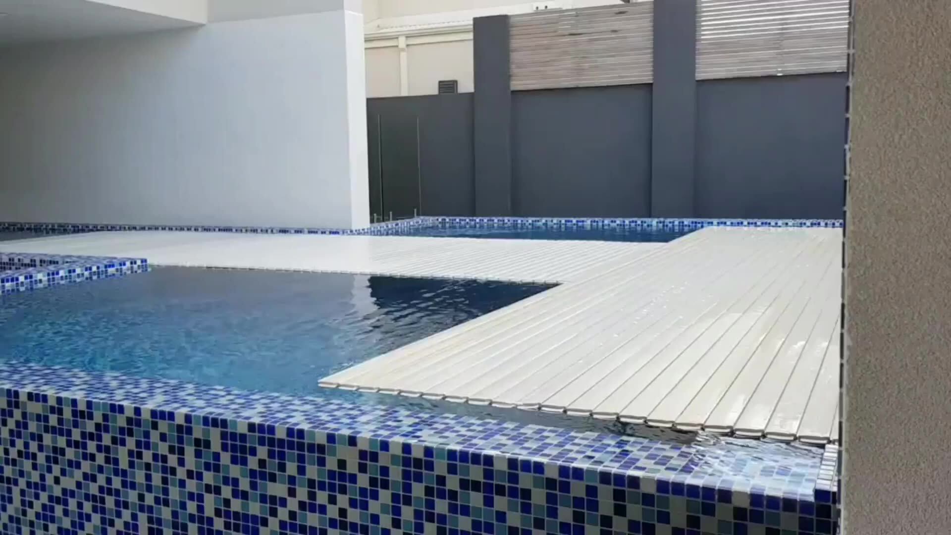 Polycarbonate Slats Automatic Swimming Rigid Pool Cover - Buy Automatic ...