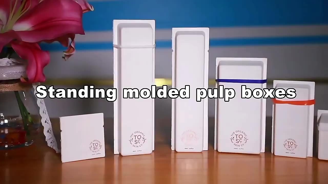 Custom Biodegradable Luxury Pulp Molded Packaging Paper Box With ...