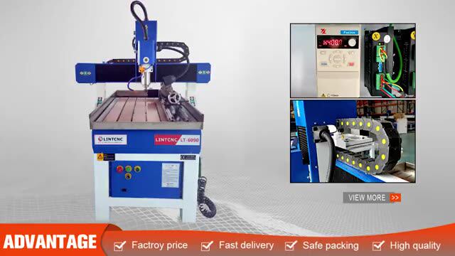 Mini 2.2kw Cnc Router 6090 Small Cnc Milling Machine / Router Cnc Wood Acrylic Stone Metal ...