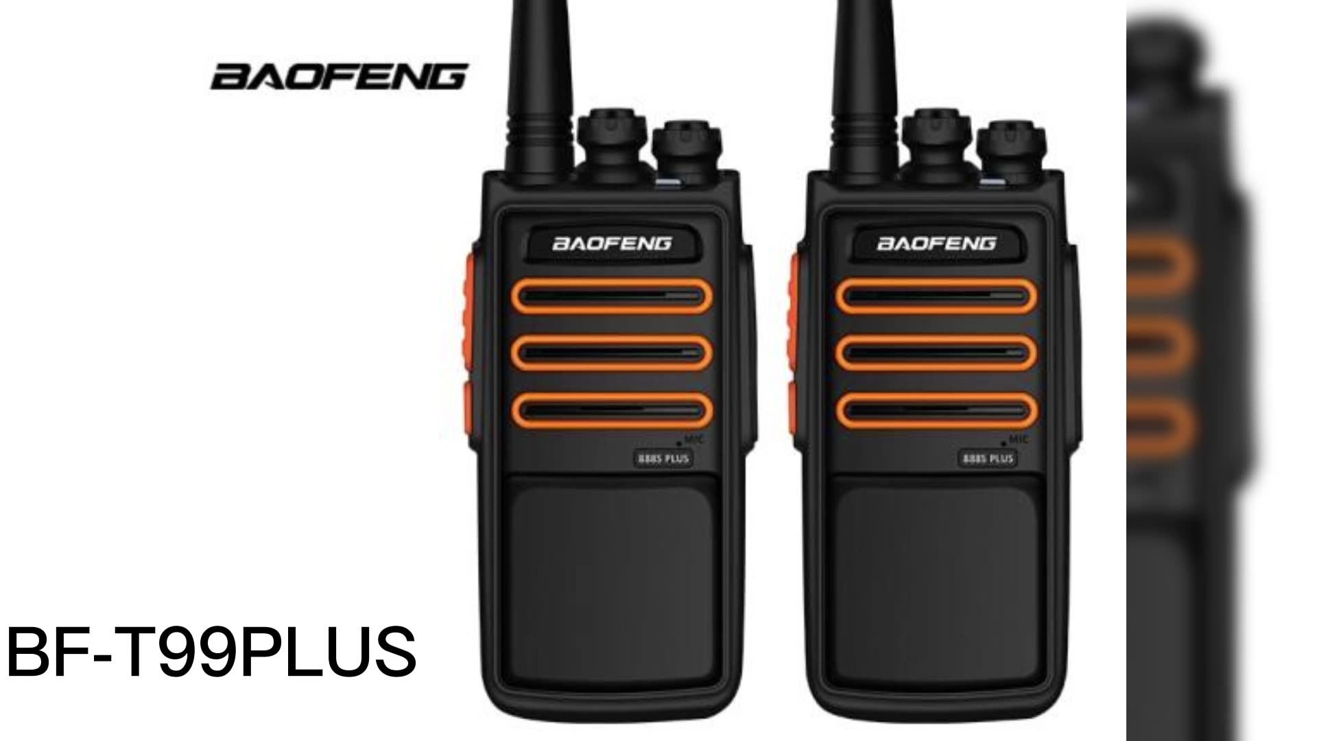 Baofeng Bf-t99plus High Quality Walkie Talkies T99plus High Power Uhf Radio Handheld Two Way ...