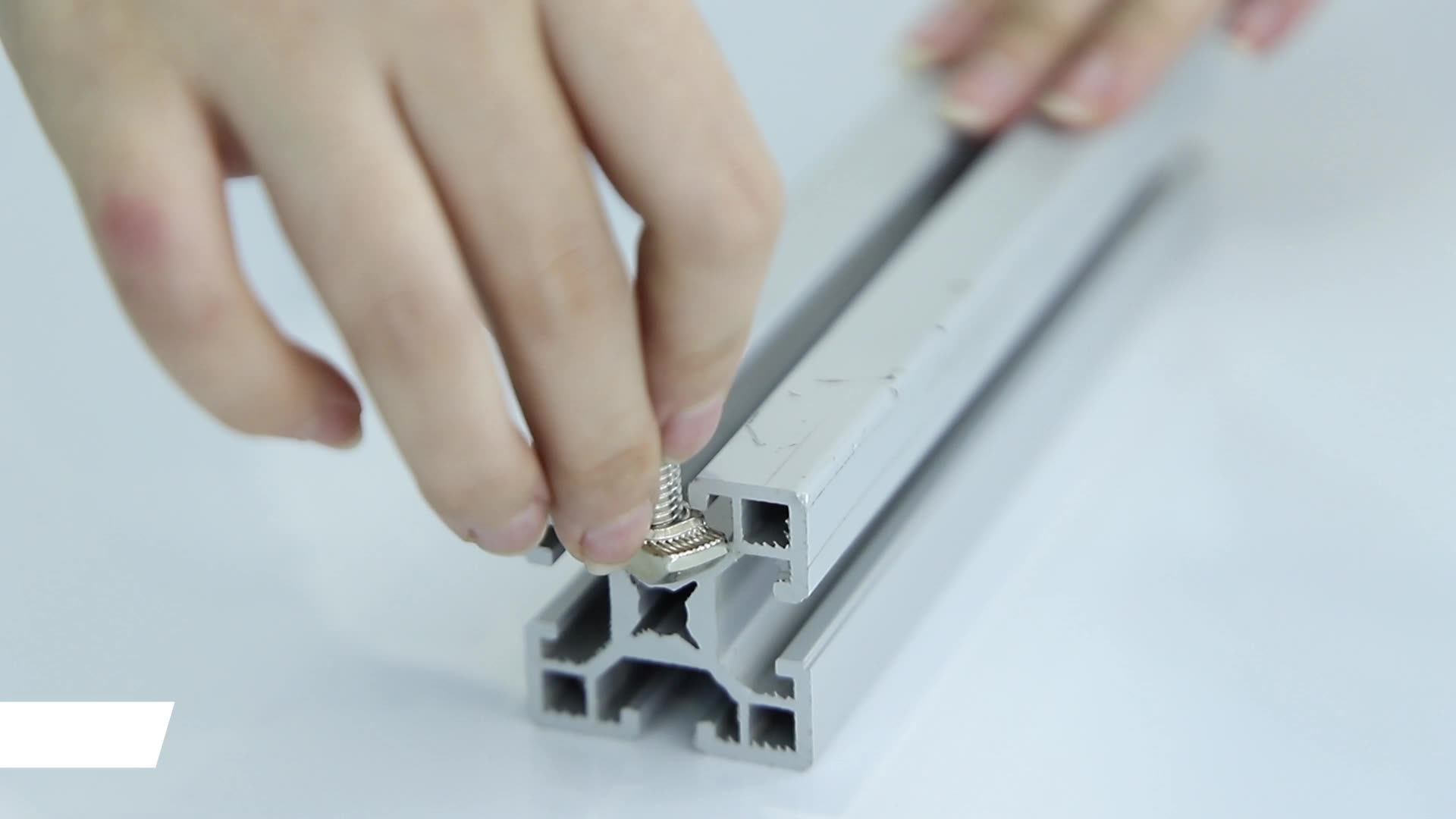 Top Quality Roll-in Spring Ball Loaded Elastic Nuts 4545 Slot 10 Series ...