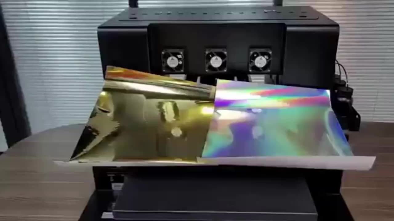 Transparent UV DTF AB Film Transfer Film Sheet Roll UV DTF Sticker for ...