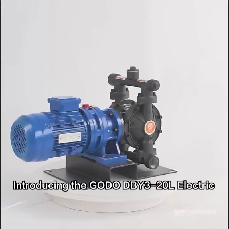 Godo Dby3-15l Electric Diaphragm Pump 1/2'' Aluminum Alloy Metal Pump For Industrial ...
