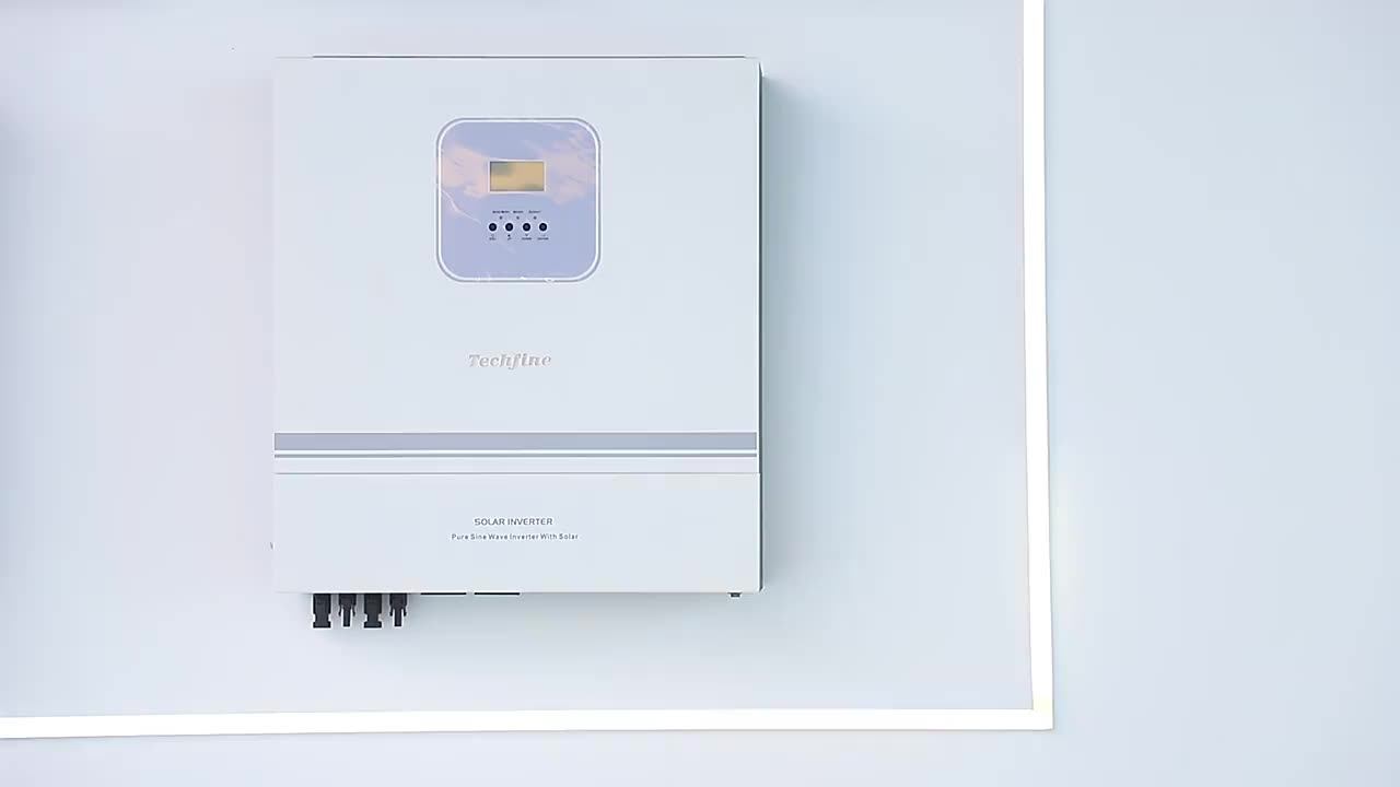 Techfine 220v 230v 240v 48v Mppt Battery Charger Pure Sine Wave 8kva ...