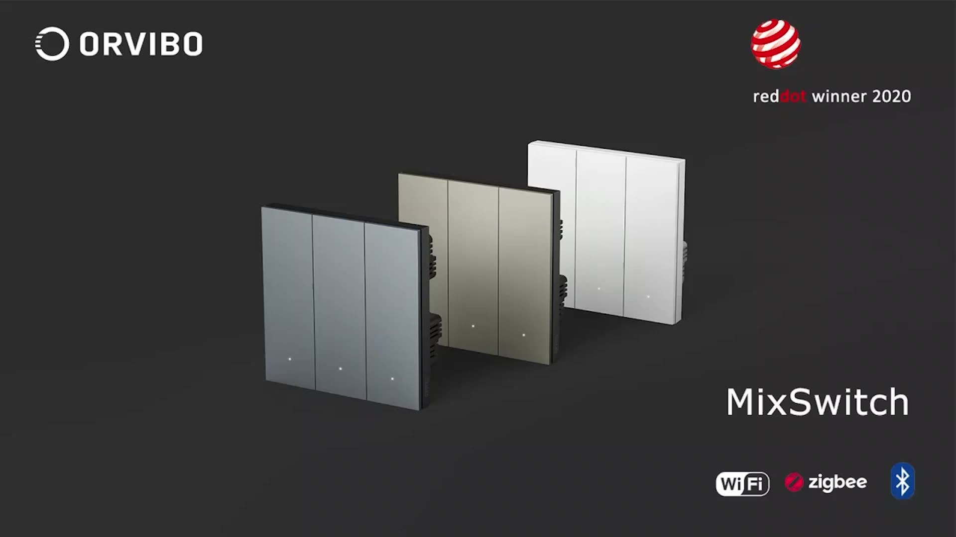 Orvibo Iot Home Automation Zigbee Smart Switch Zigbee Wireless Touch Classic 2 Gang Mixswitch ...