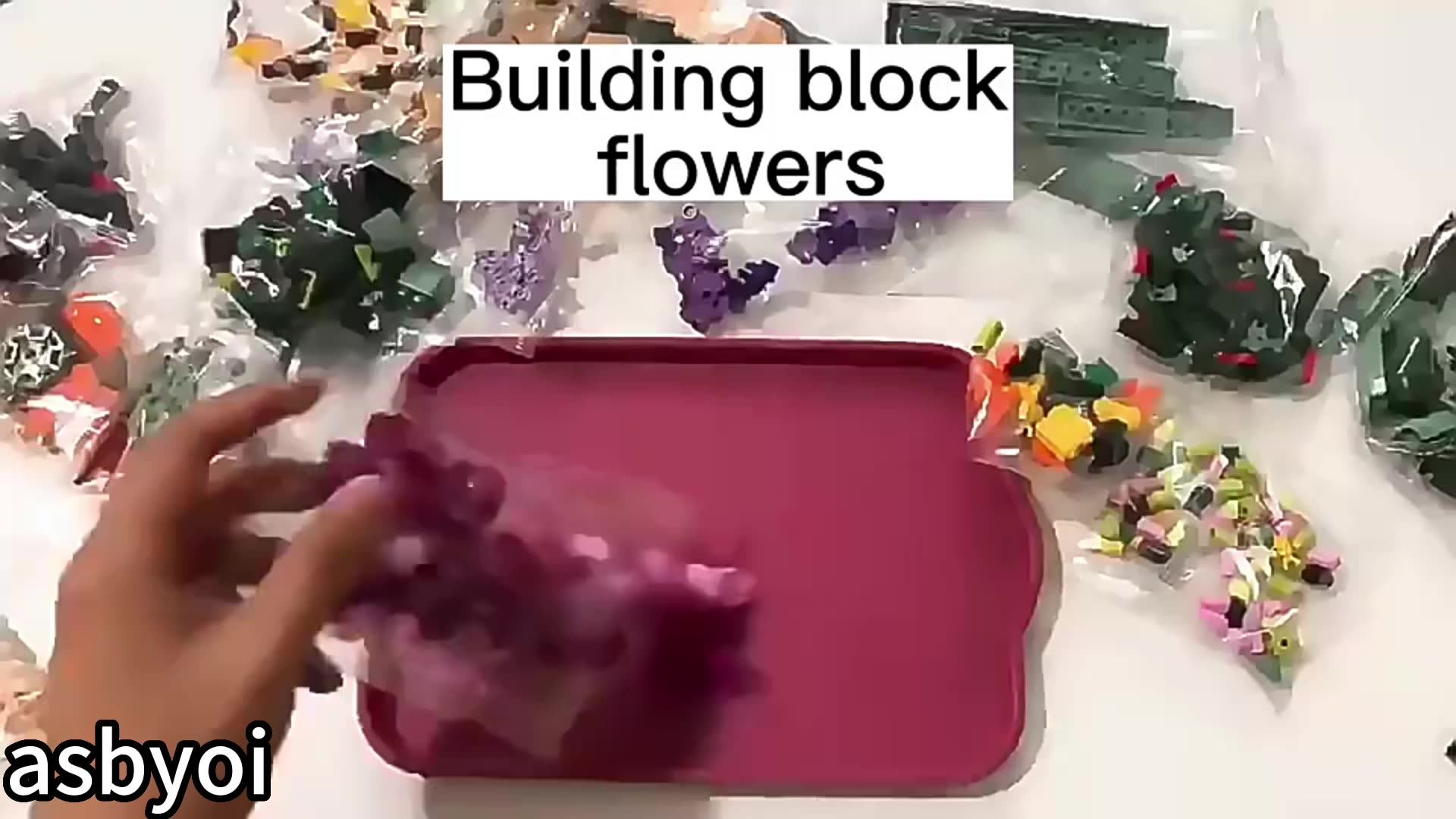 Hot Sale Disassembly Assembly Toy Artificial Assembling Flower Bouquet ...