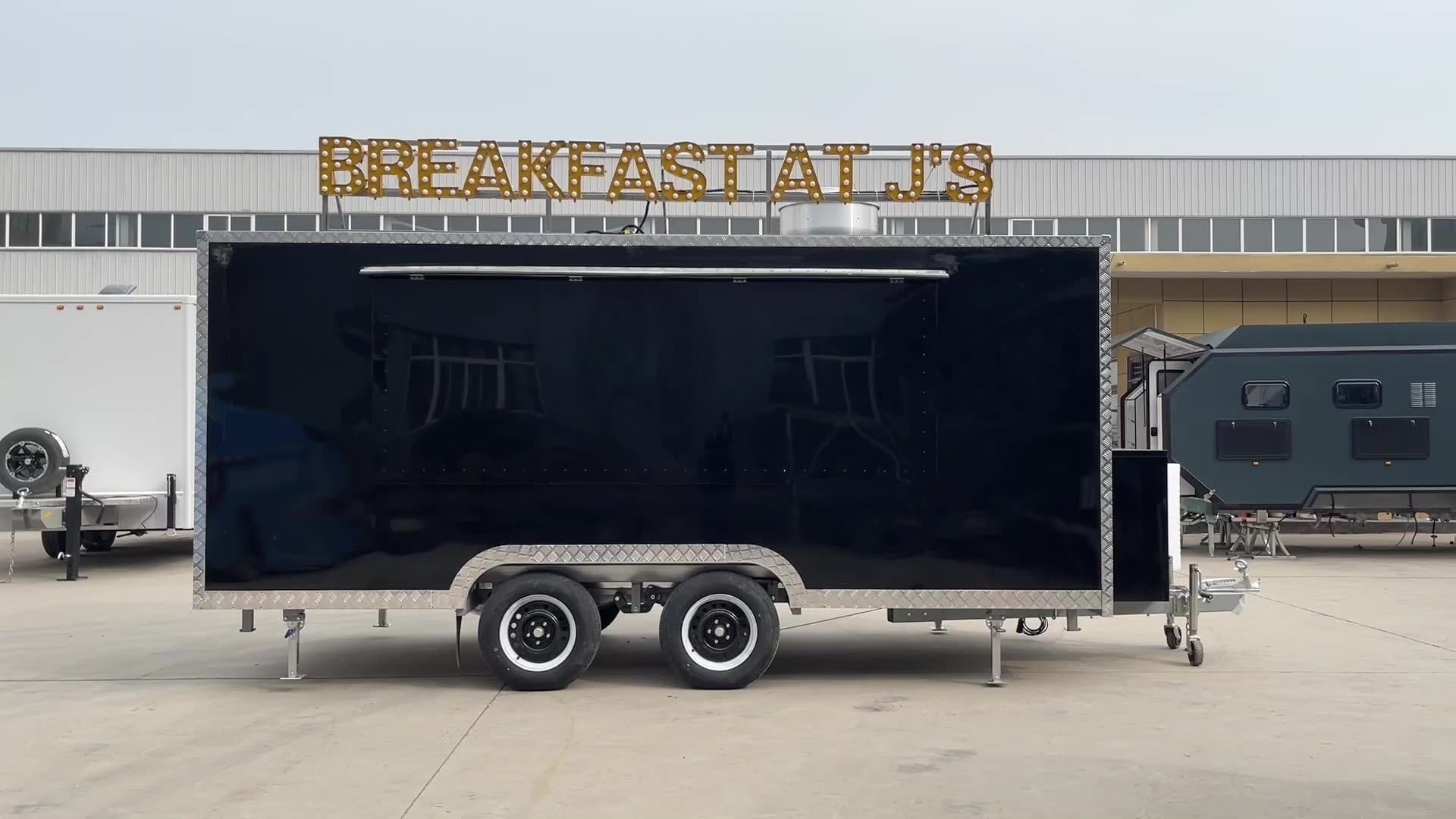 Wecare Commercial Street Bbq Churros Cart Mobile Kitchen Food Trailer ...