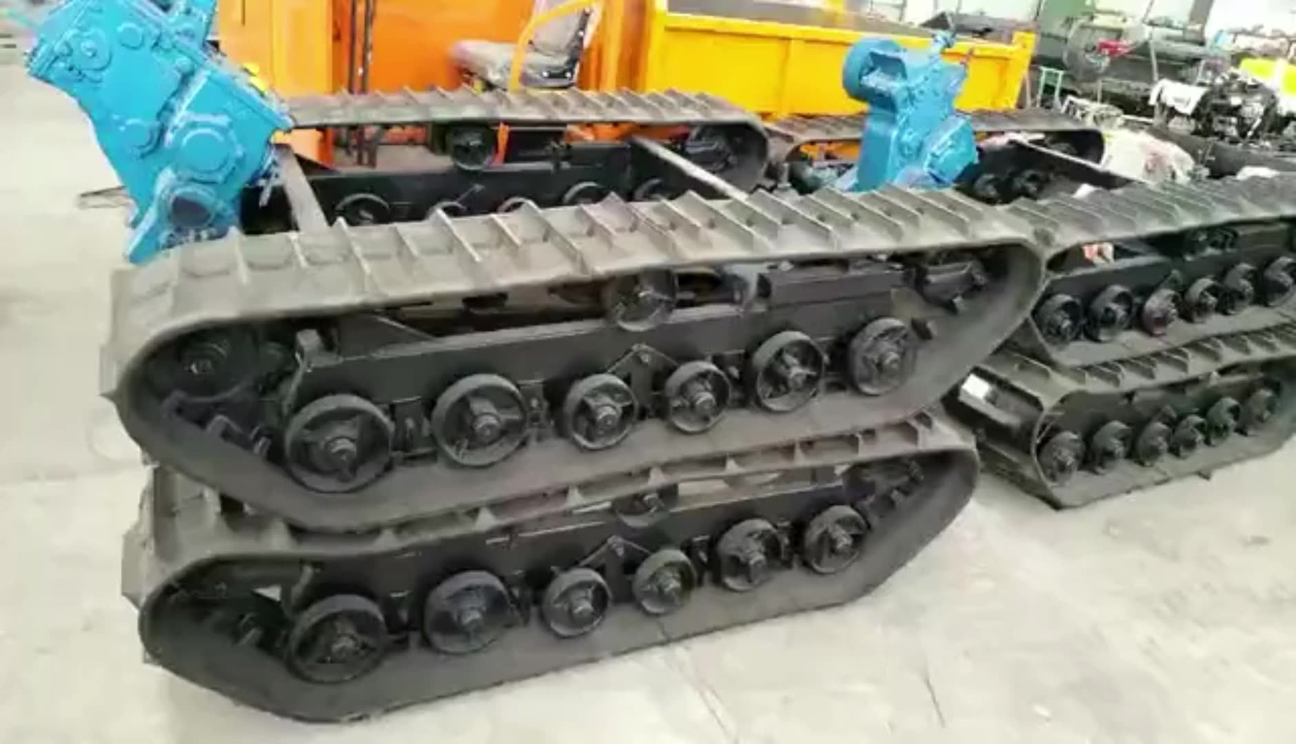 Professional Mini Rubber Crawler Track Undercarriage For Harvester ...