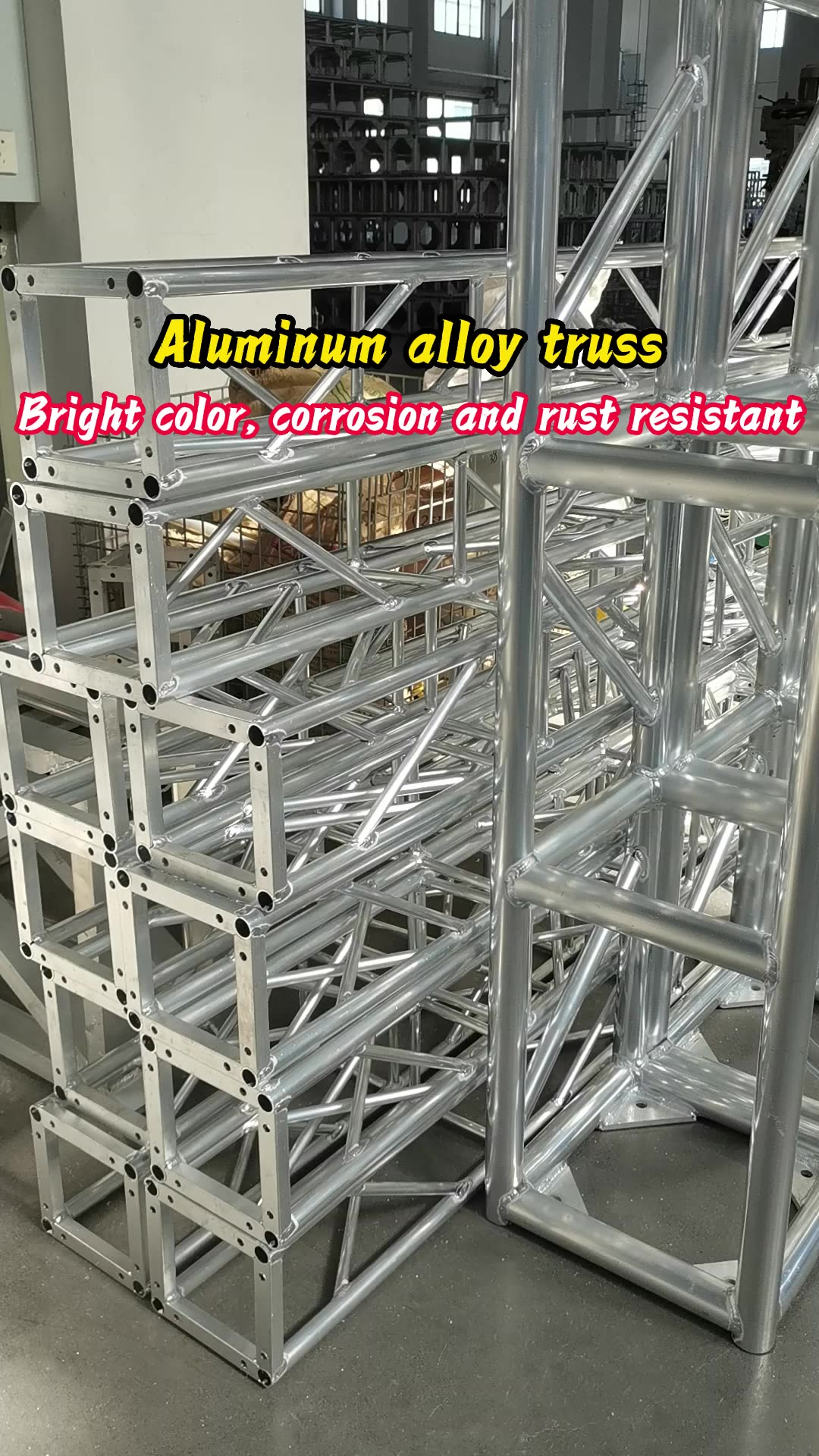 Light Weight Aluminium Crank Trusses Plate Decoration Event Backdrop Wedding Lighting Mini Truss ...