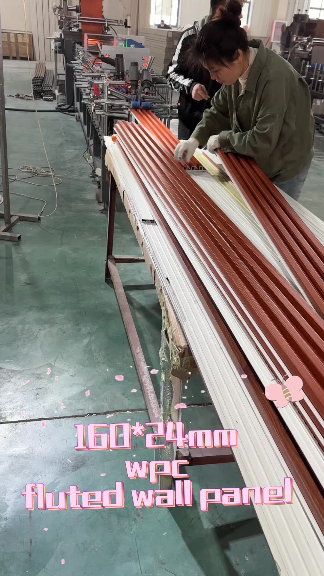 Varies Colors Wpc Fluted Wall Panel Wpc Louvers For Decoration - Buy ...