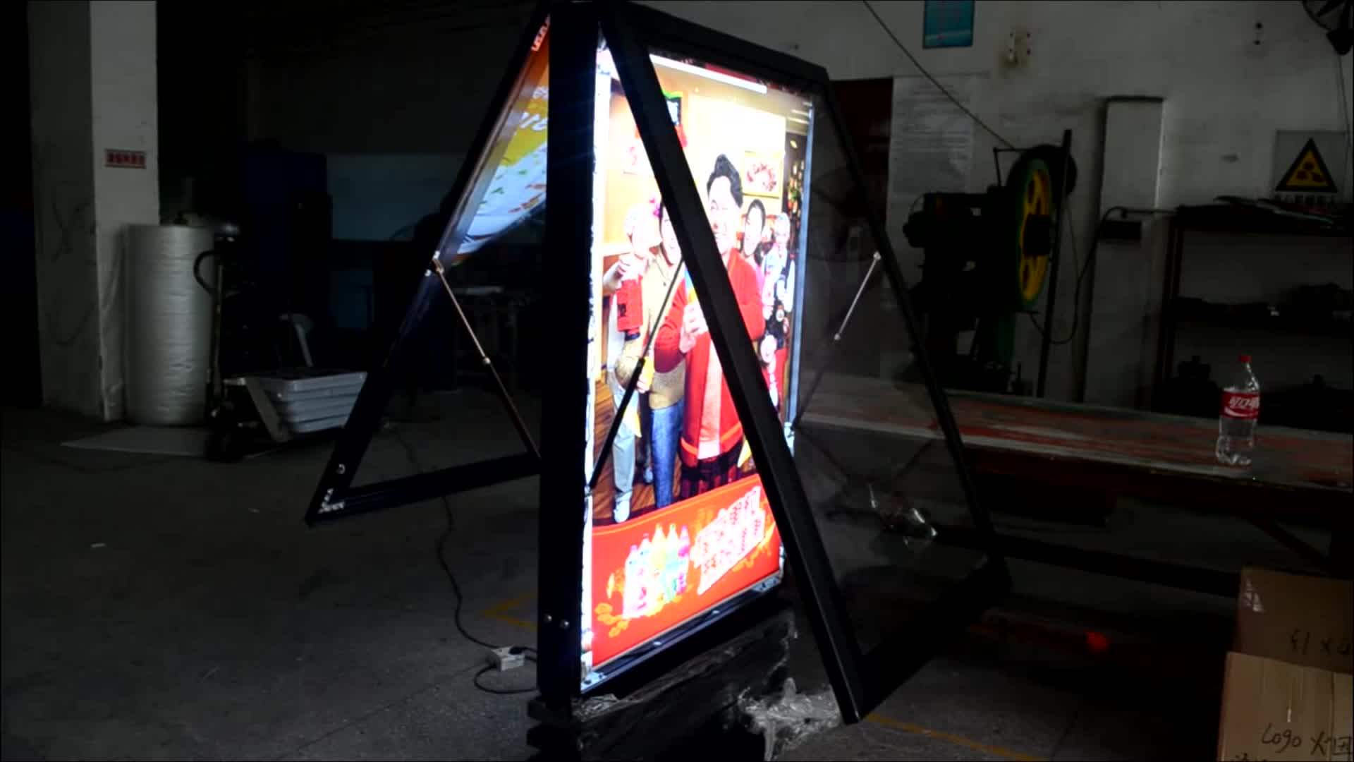 Led Outdoor Scrolling Billboard Led Free Standing Double Sides ...