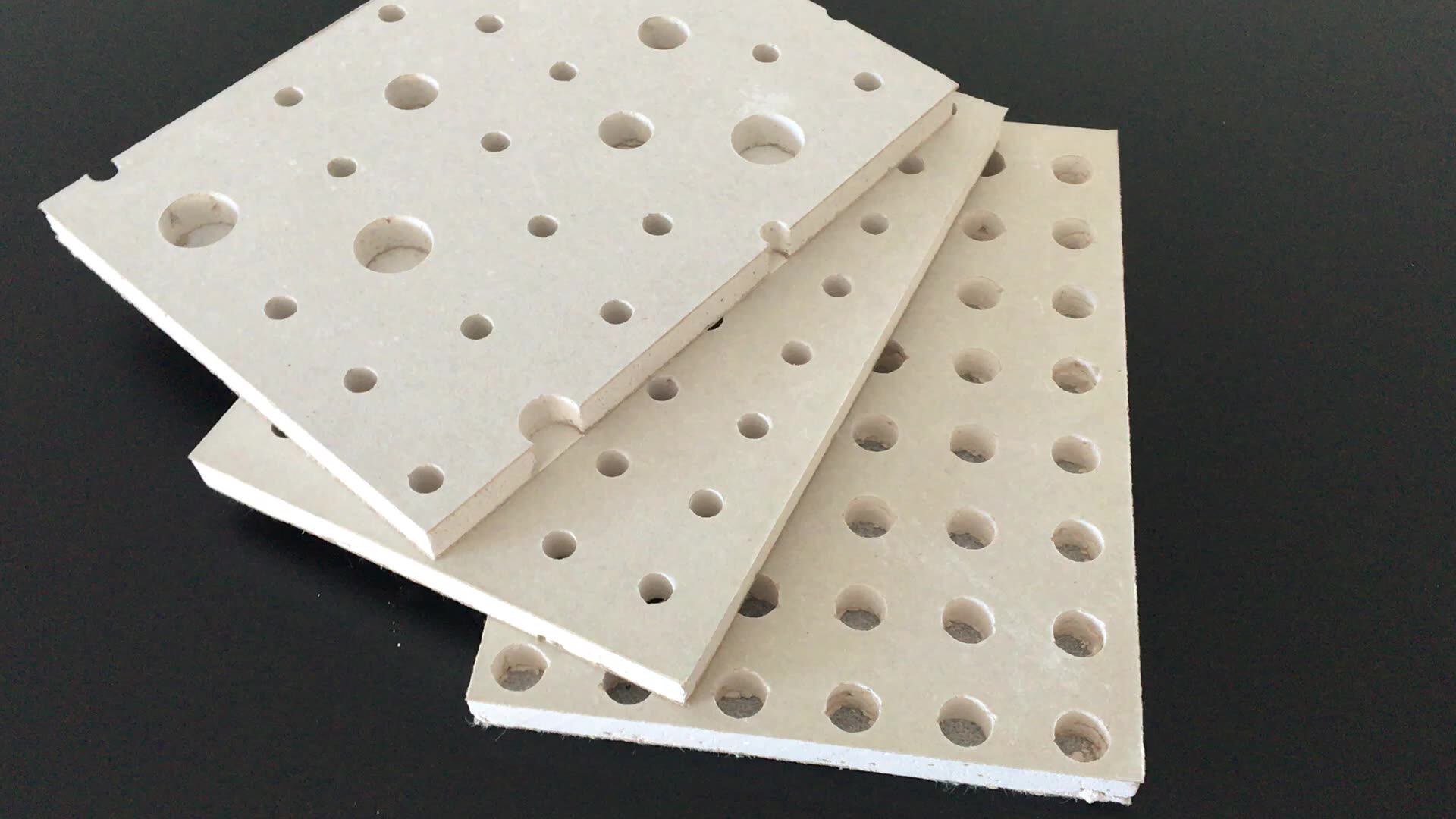 Soundproof Acoustic Insulated Perforated Gypsum Board - Buy Acoustic ...