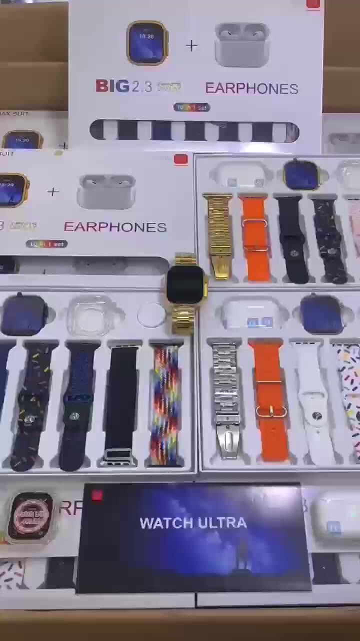 Reloj Inteligente I20 Ultra Max Suit,Caja 10 En 1,Pantalla Grande De 2 ...