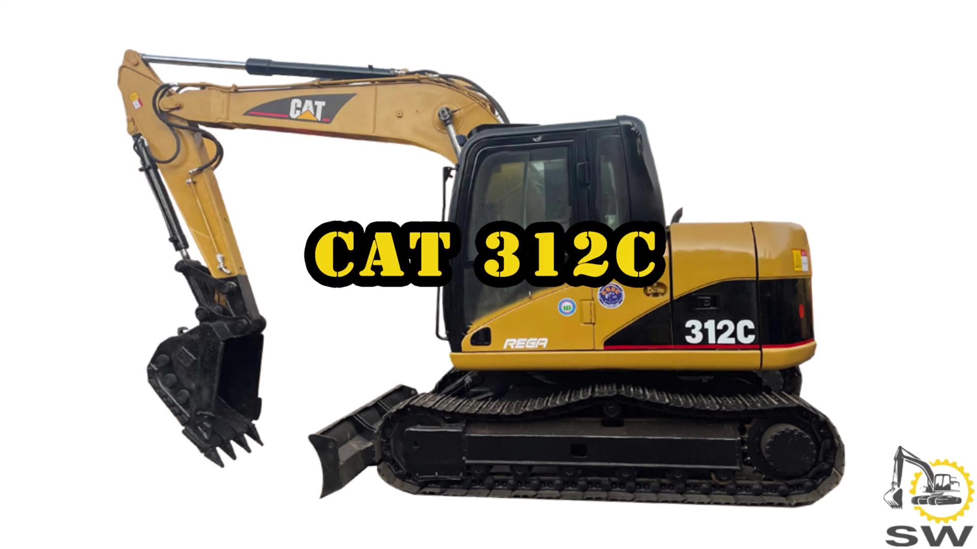 Caterpillar Used Excavator Cat Crawler Excavator 312c Medium Excavator,Origin Japan Cat 12ton ...