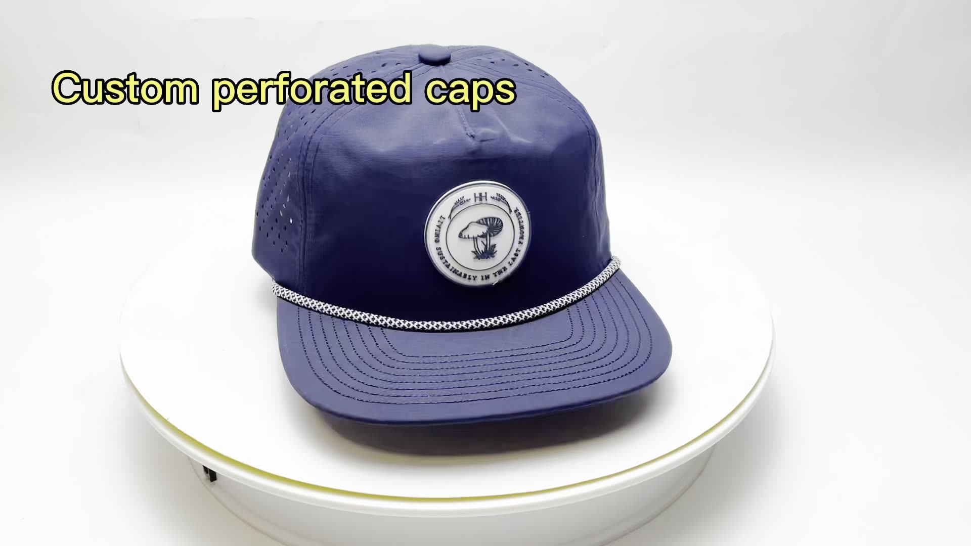 Bsci Oem Custom Logo 5 Panel Nylon Rope Snapback Cap,Flat Bill ...