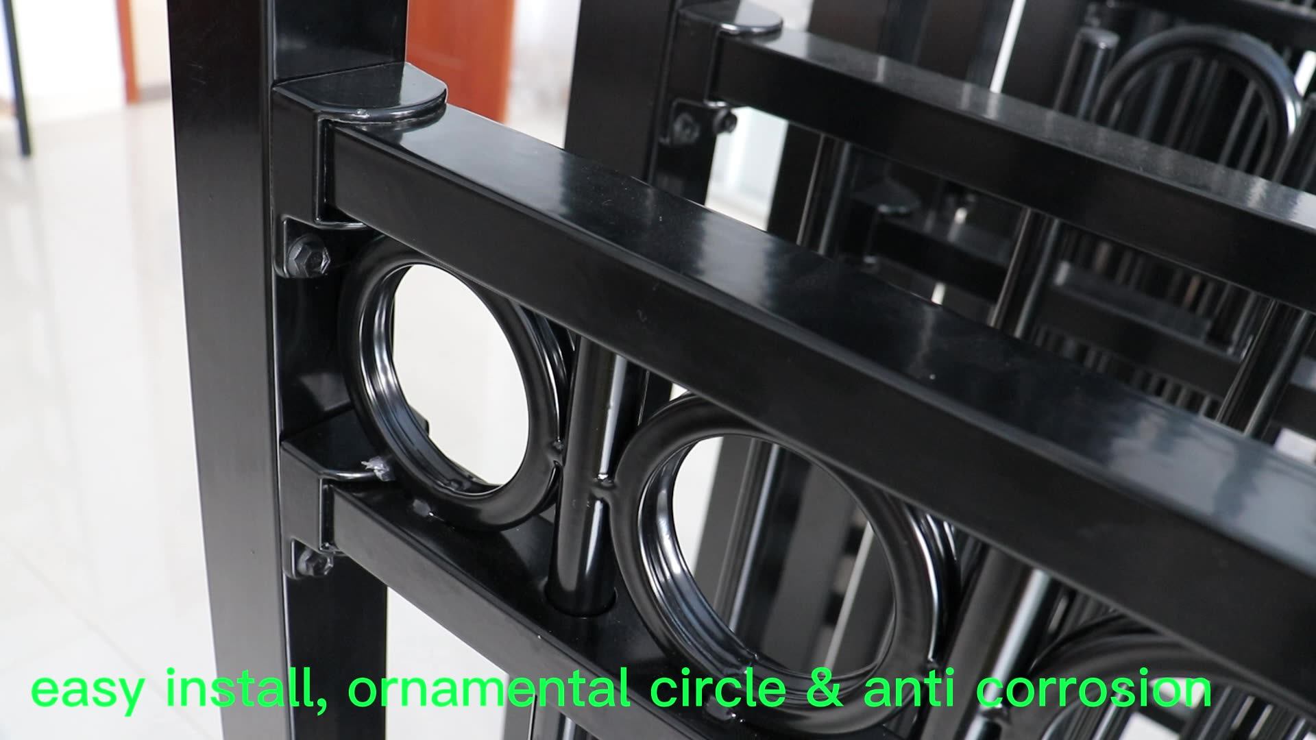 Steel Square Tube Fence Designs Garden Ornamental Iron Steel Picket ...