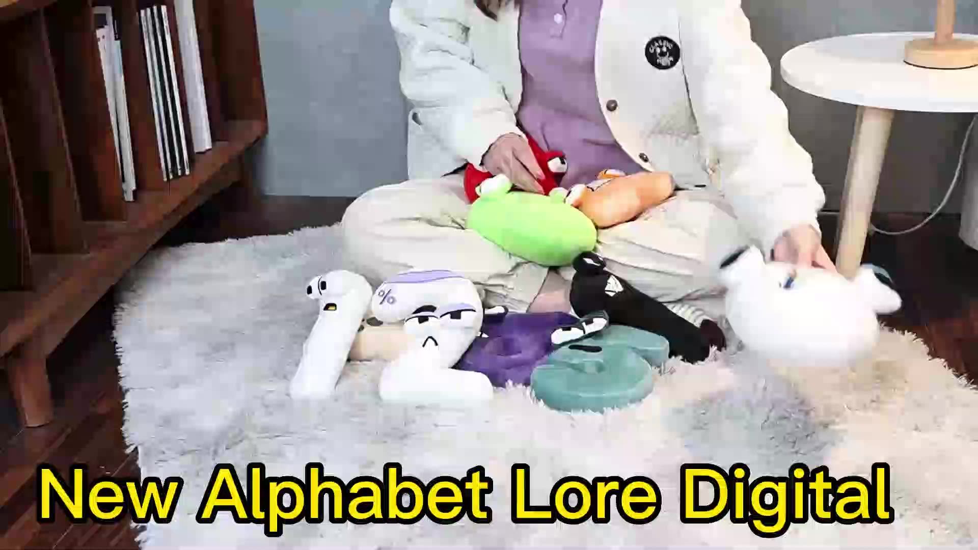 Creative New Alphabet Lore Plush Alphabet Plush Letter Doll Children's ...