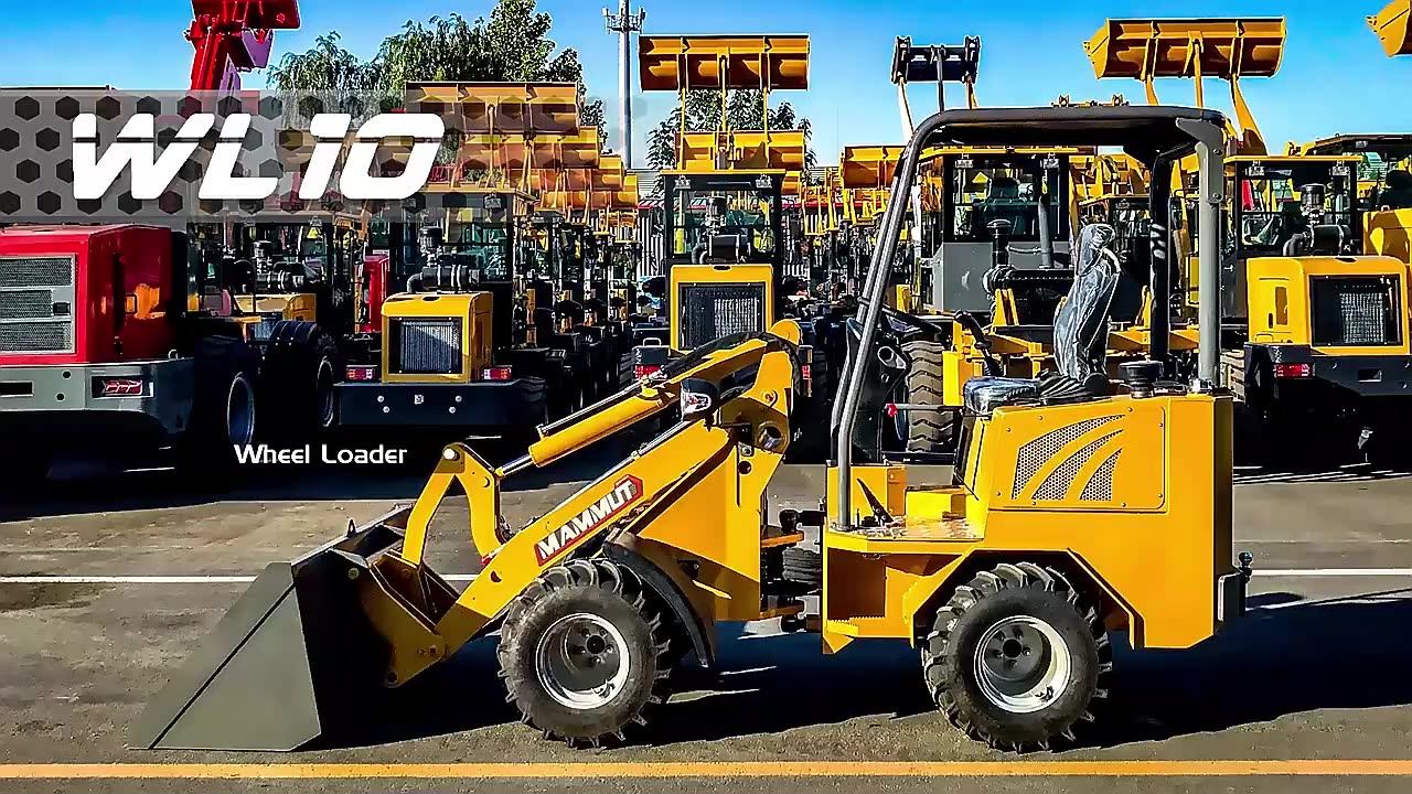 Mammut Wl10 4wd Mini Articulated Wheel Loader With Epa4 Engine - Buy ...