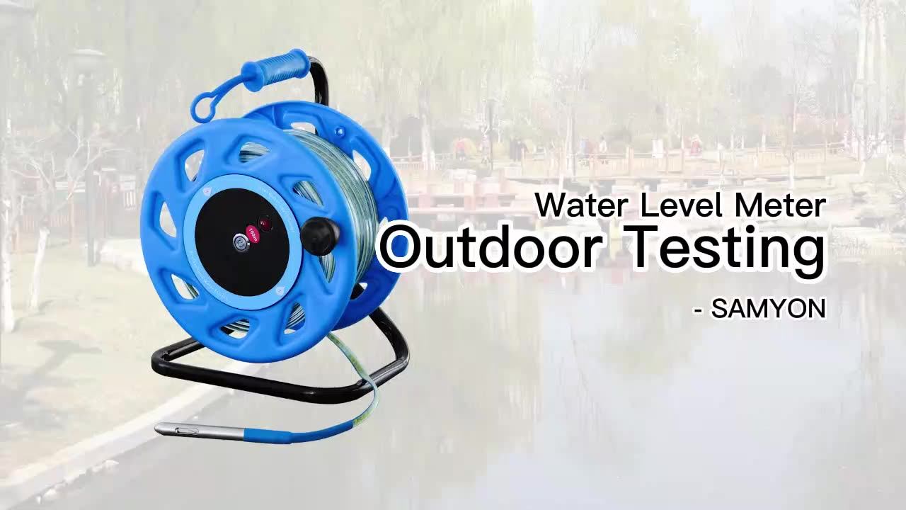 100m 200m 300m 500m Portable Ruler Water Level Meter Sensor Deep Well ...