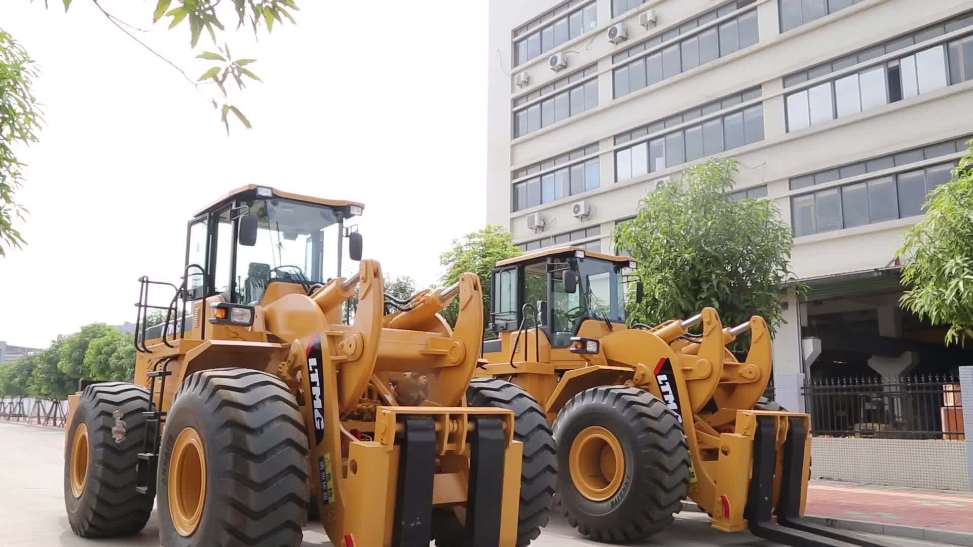 Ltmg 10 Ton Forklift Wheel Loader Marble Handle Loader With Chinese ...