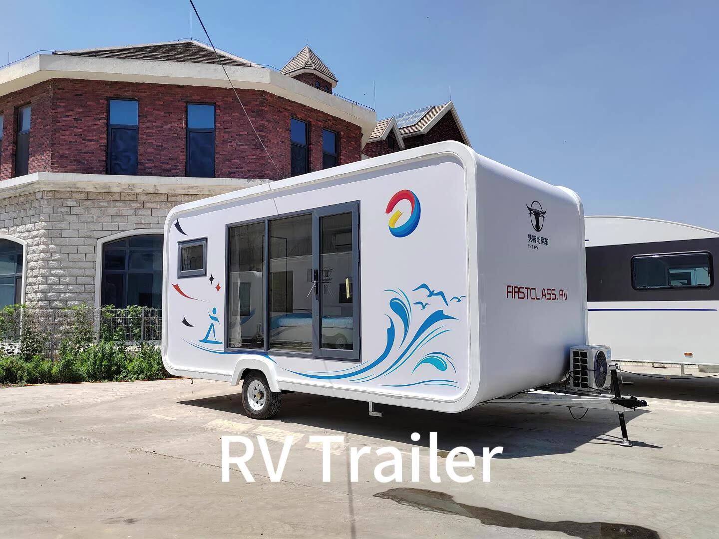 7m Caravan Camper Trailer Caravan Trailer Rv Camper With Rest Room ...