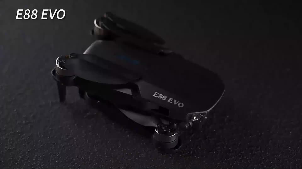 Cqznrc E88 Pro Max Evo Brushless Motor Drone Folded With Dual 4k Camera ...