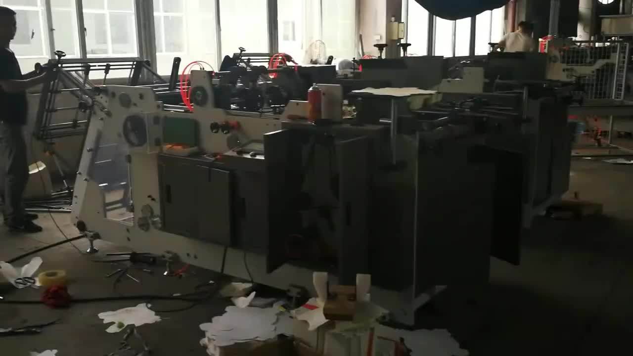 Automatic Lunch Box Cardboard Paper Food Pizza Box Making Machine ...