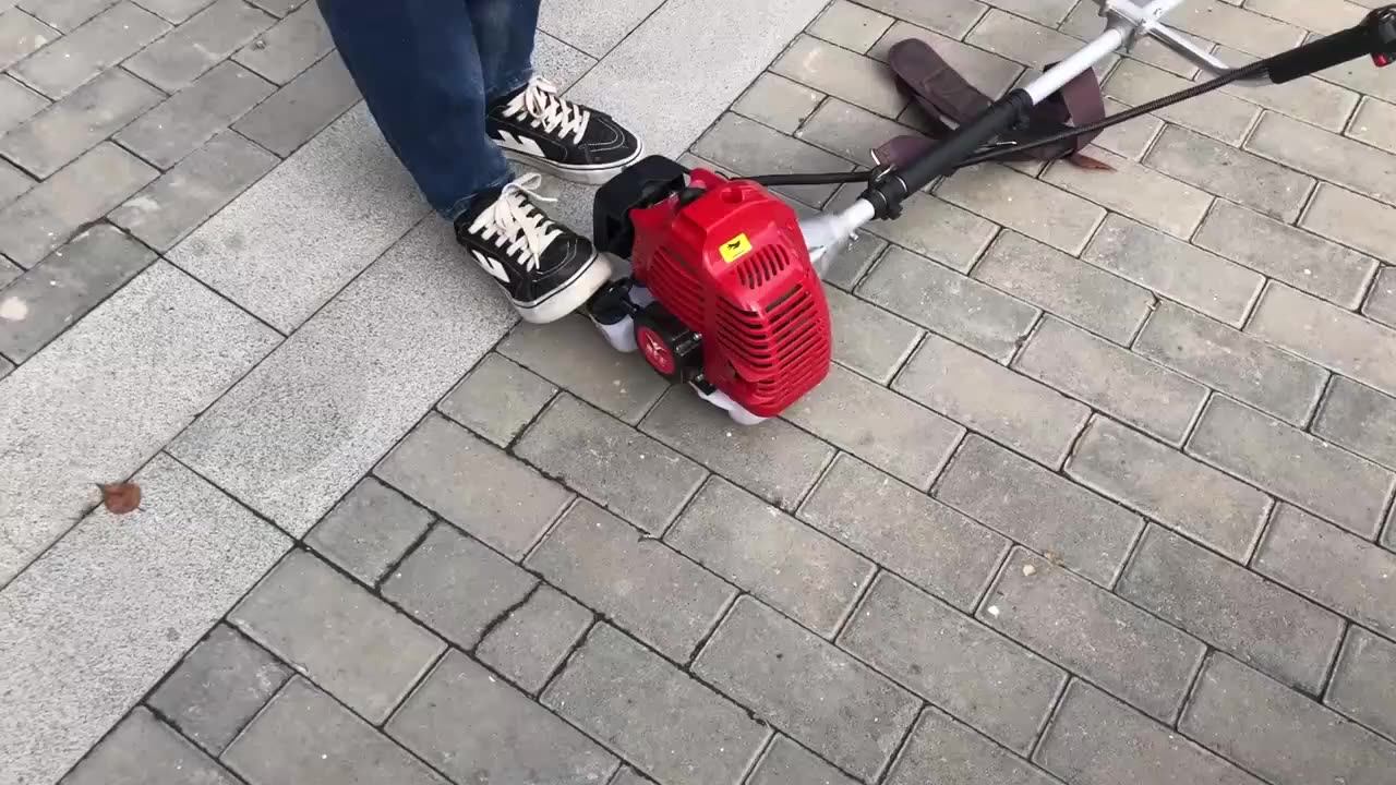 Strong Long Pole Grass Cutting Machine 2-stroke Gasoline Side Pack ...