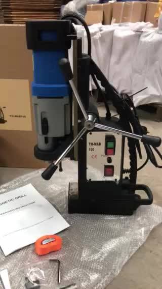 220v 1920w 100mm 20000n Portable Magnetic Base Metal Coring Drilling ...