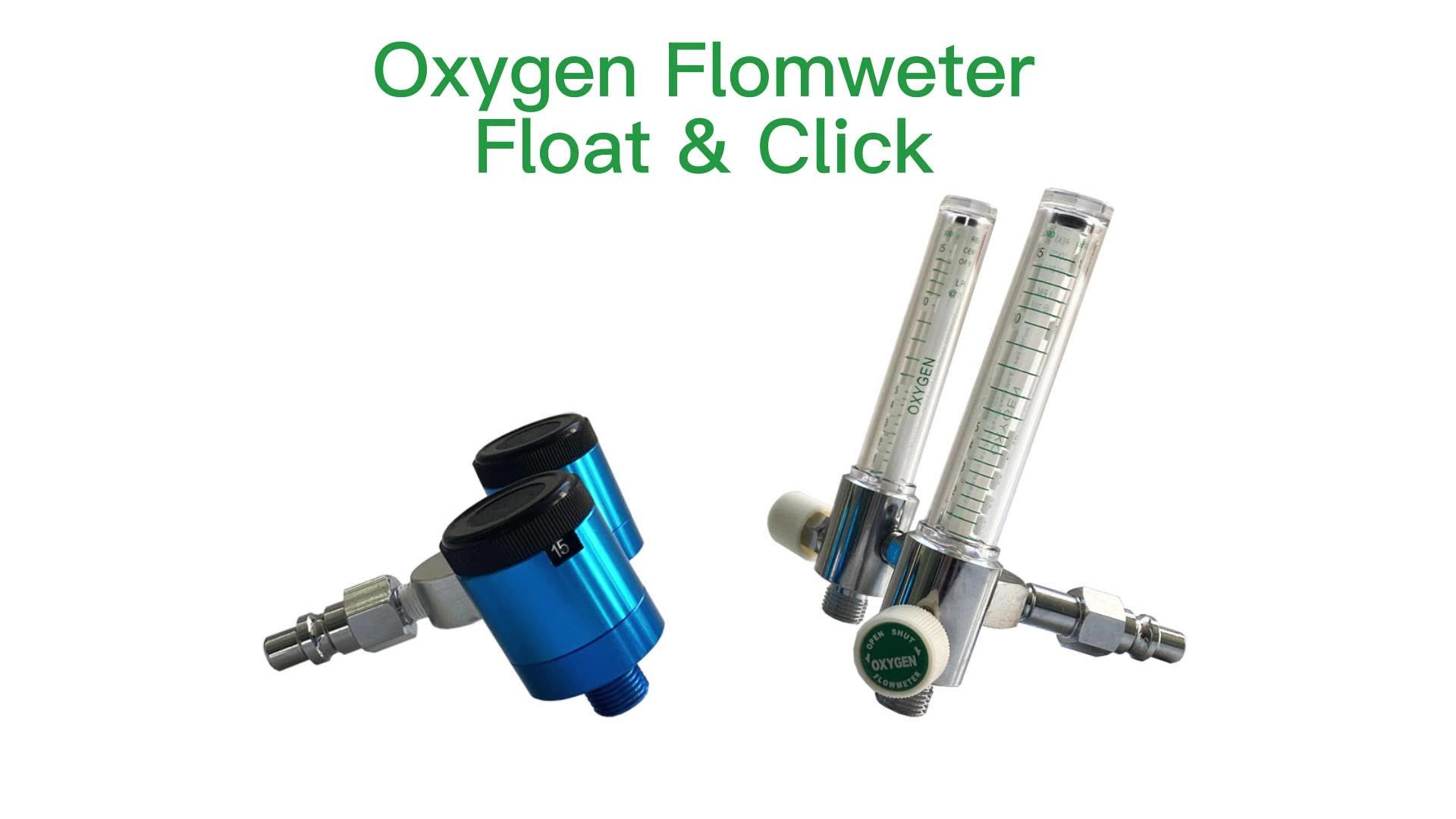 High Quality Brass Dual Oxygen Flowmeter Double Oxygen Flow Meter For ...