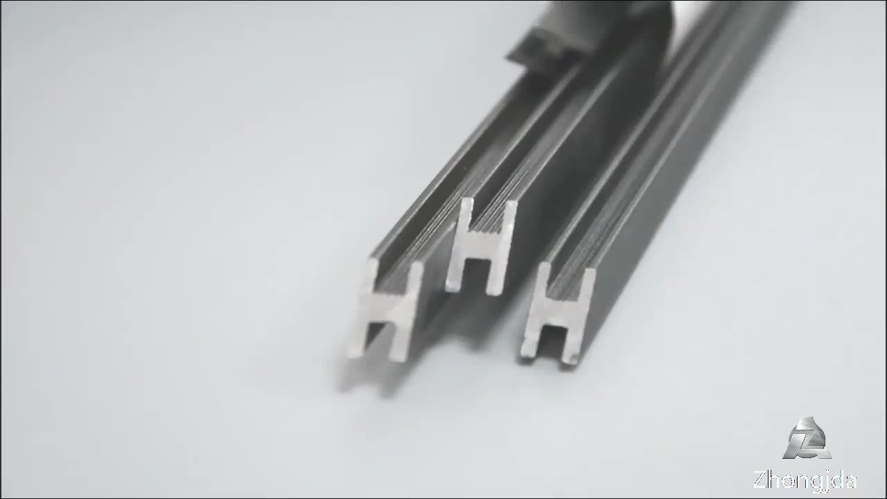 Customized 18mm Extruded Aluminum H Channel Profile - Buy Extruded ...