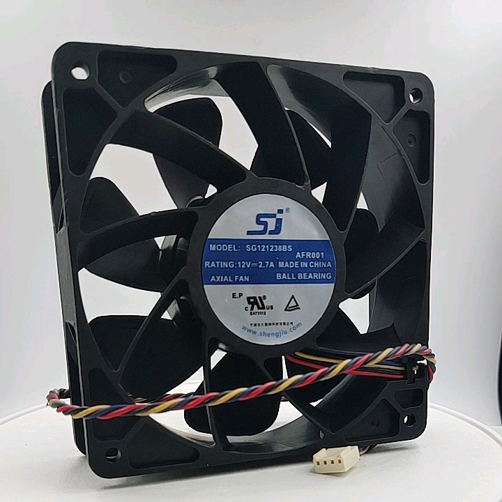 High Speed 120x120x38 12038 Dc12v 2.7a 6500rpm Cooling Fan 120mm ...